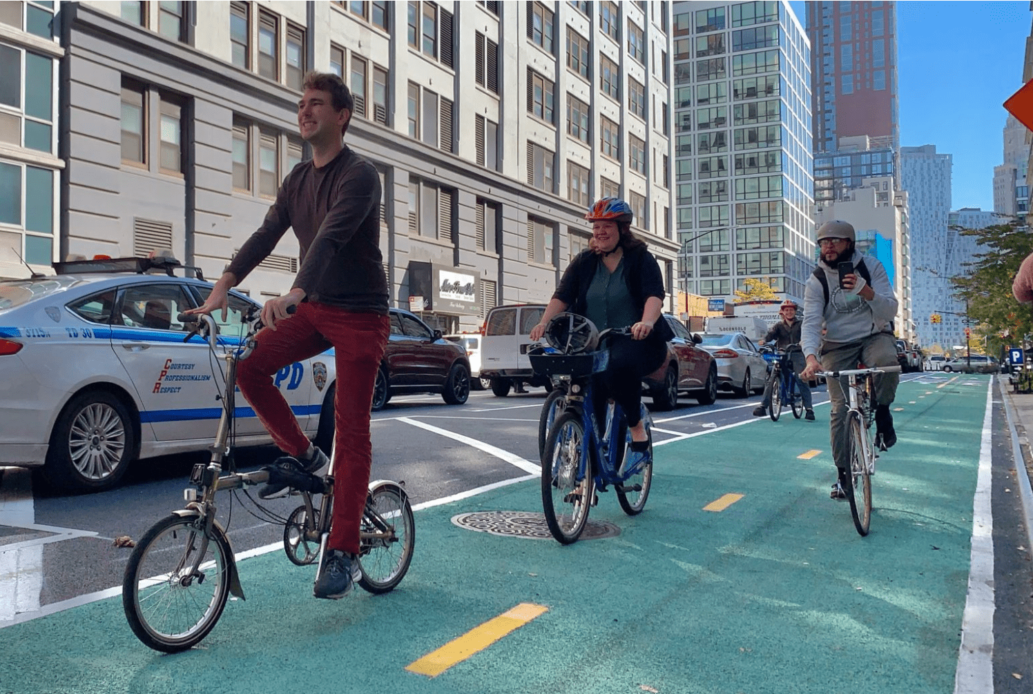 New 2-way bike lane signals a reimagined Downtown Brooklyn - Bluedot Living