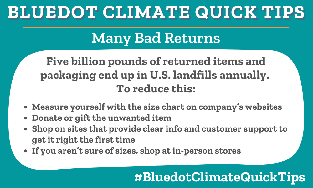 Climate Quick Tip: Many Bad Returns - Bluedot Living