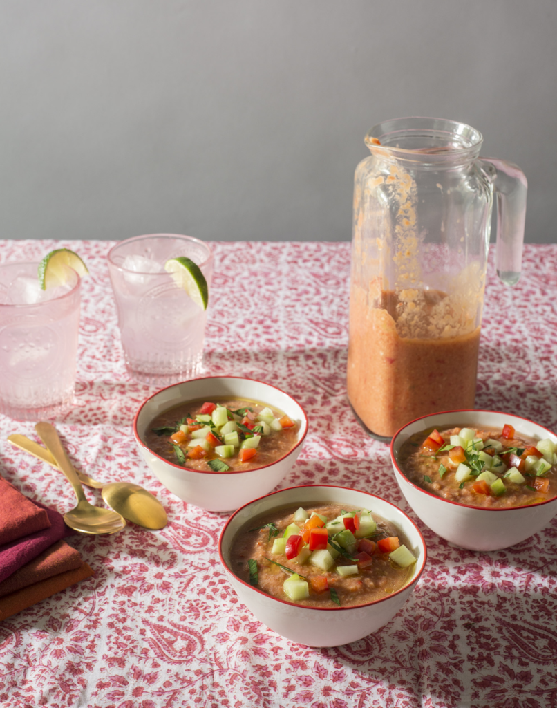 RECIPE: Red Gazpacho - Bluedot Living
